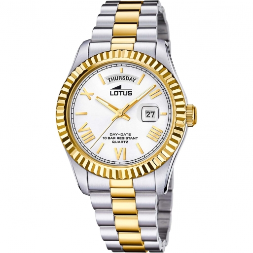 Lotus 18855/1 Herrenuhr Quarz Day Date